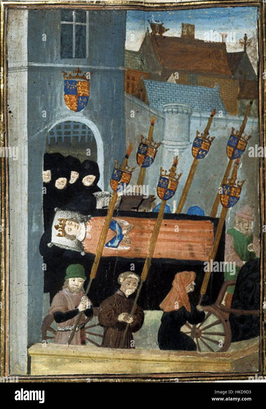 'Rich2 funeral' depicts a historical scene related to the funeral of a ...