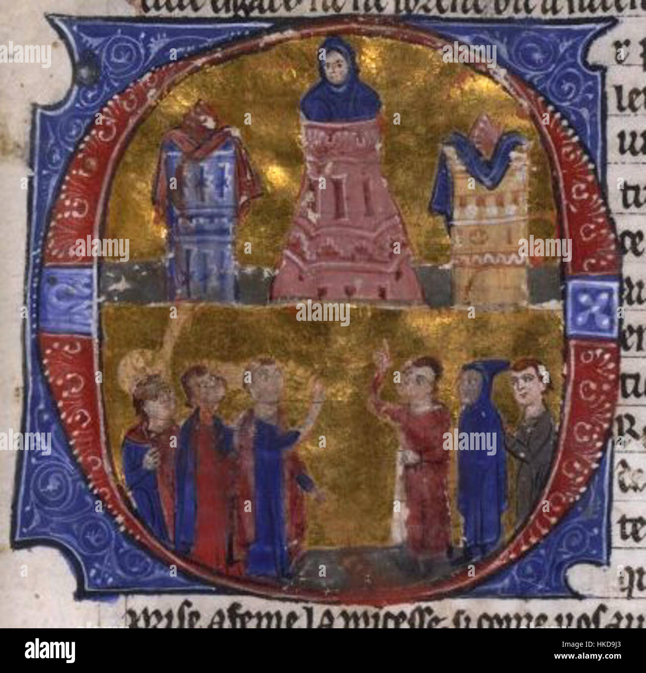 This artwork portrays Reynald of Chatillon and the Patriarch of Antioch ...