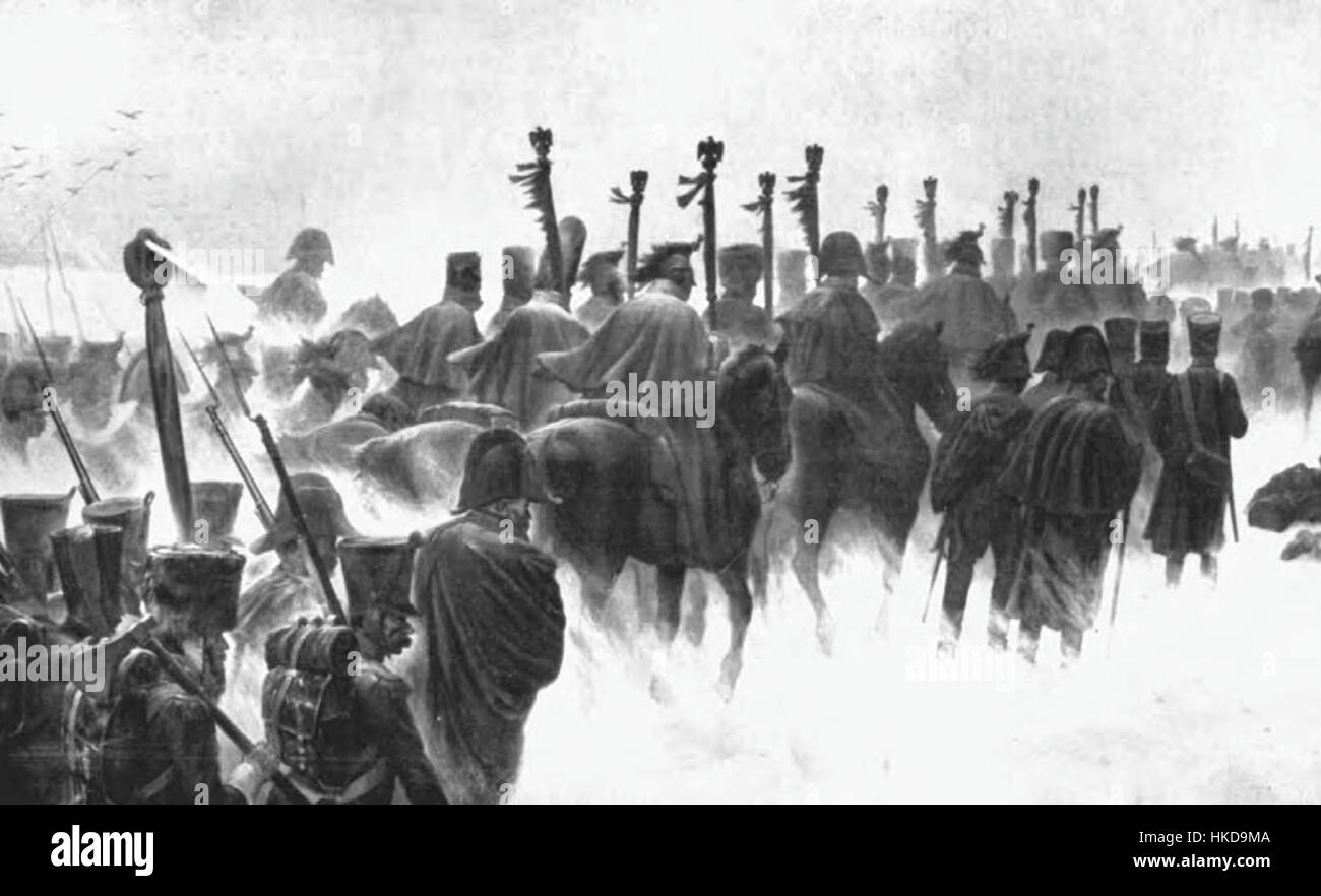 Napoleon retreat from moscow hi-res stock photography and images - Alamy