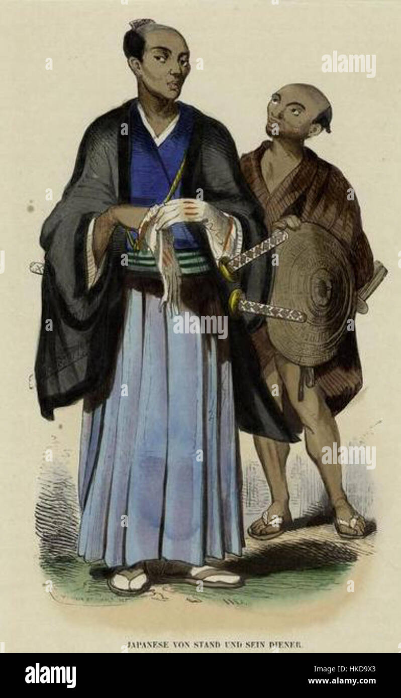 'Samurai and Servant' is a depiction of feudal Japan, showcasing the ...