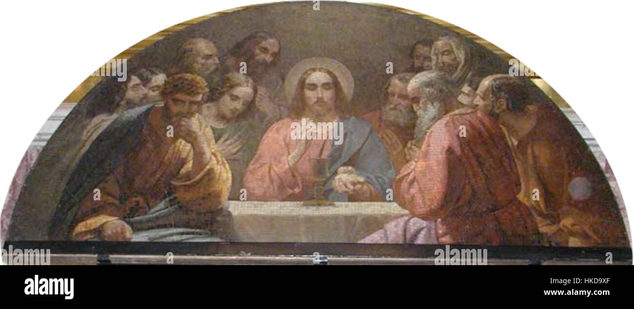 The 'Saint Isaac Mosaic of the Last Supper' refers to a mosaic ...