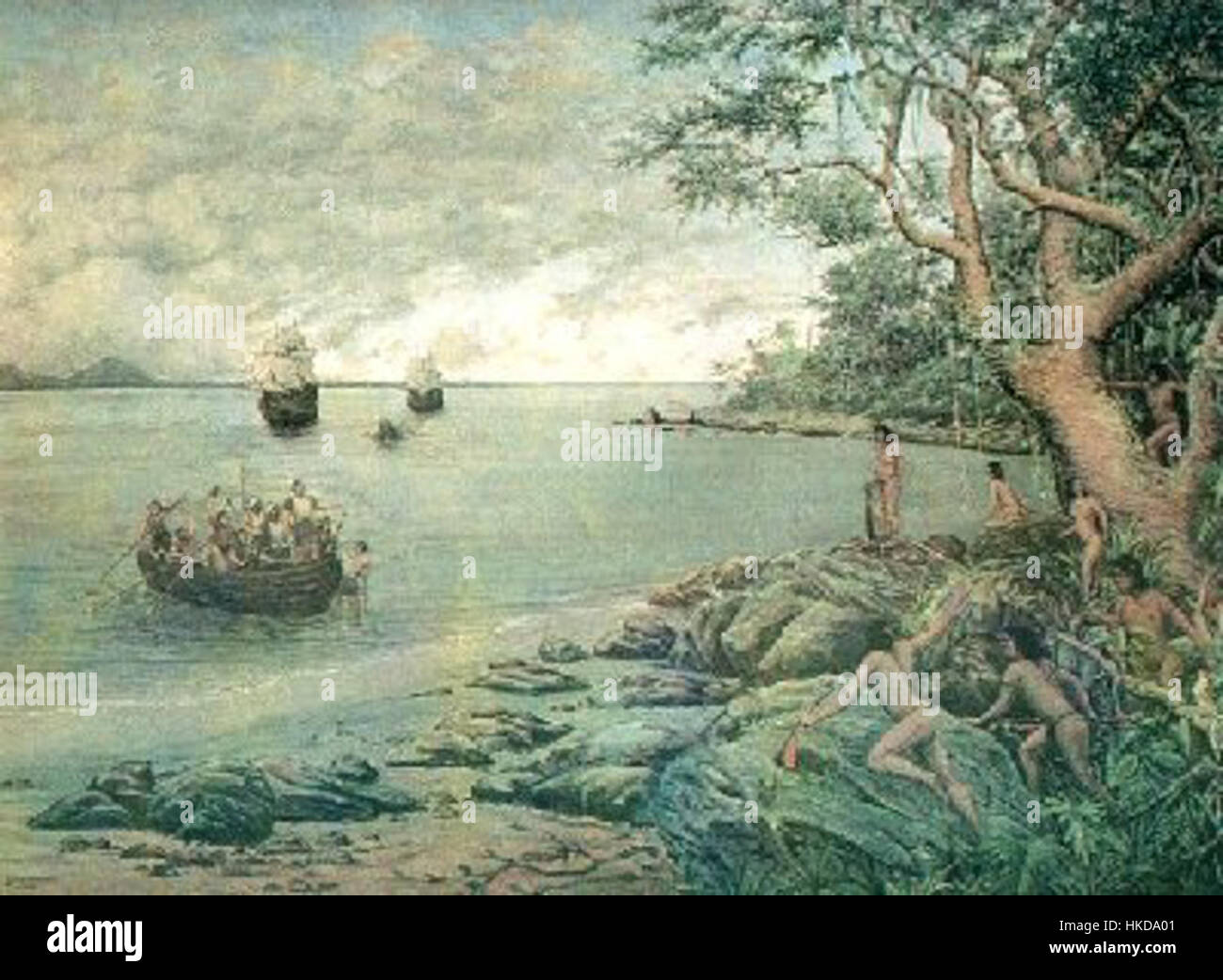 The artwork 'Sfs Chegada' depicts the arrival or arrival scene, likely ...