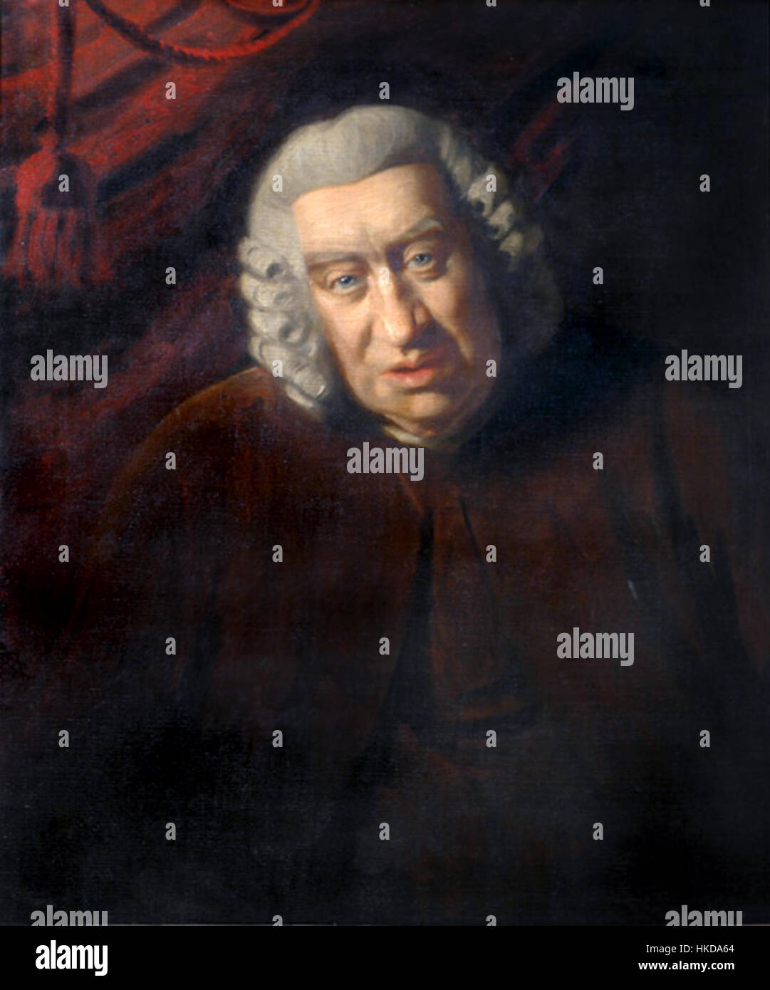 This portrait of Samuel Johnson, an influential English writer and ...