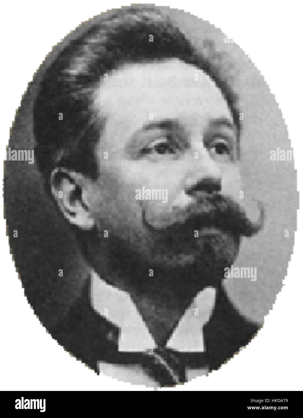 A painting of *Scriabin*, the Russian composer and pianist, depicts him ...