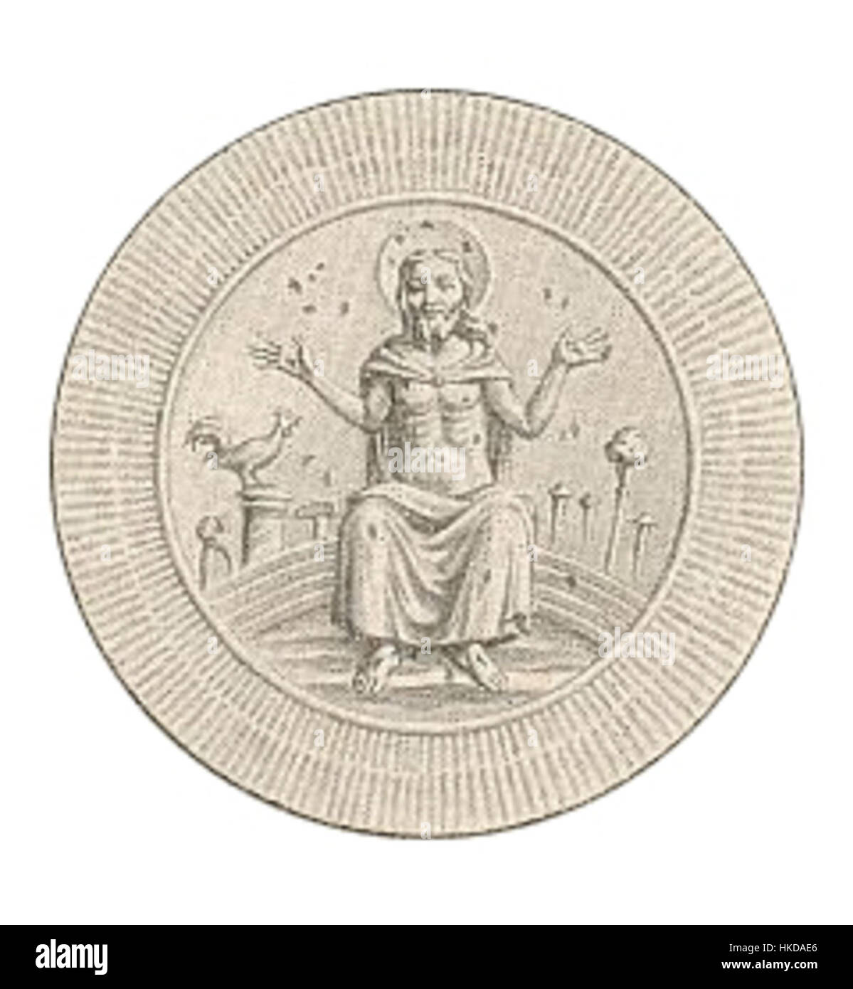 An artwork titled 'Sainte Hostie' depicting the sacred Eucharist in ...