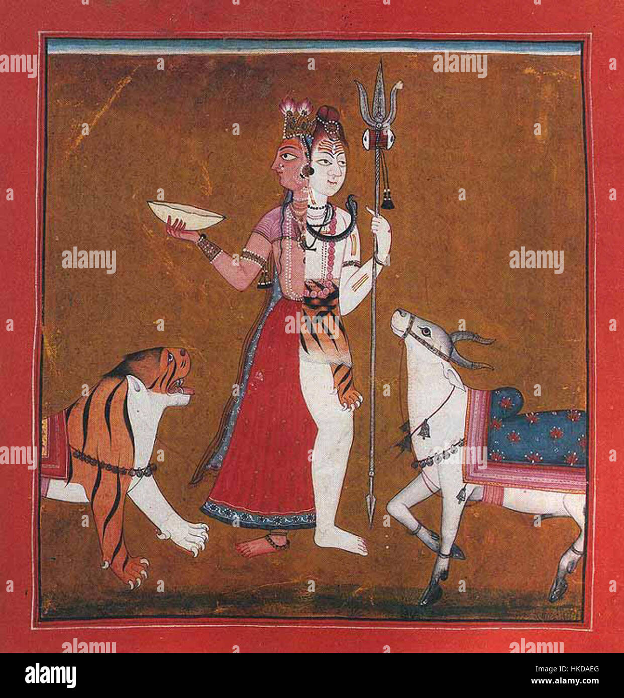 Ardhanari painting hi-res stock photography and images - Alamy