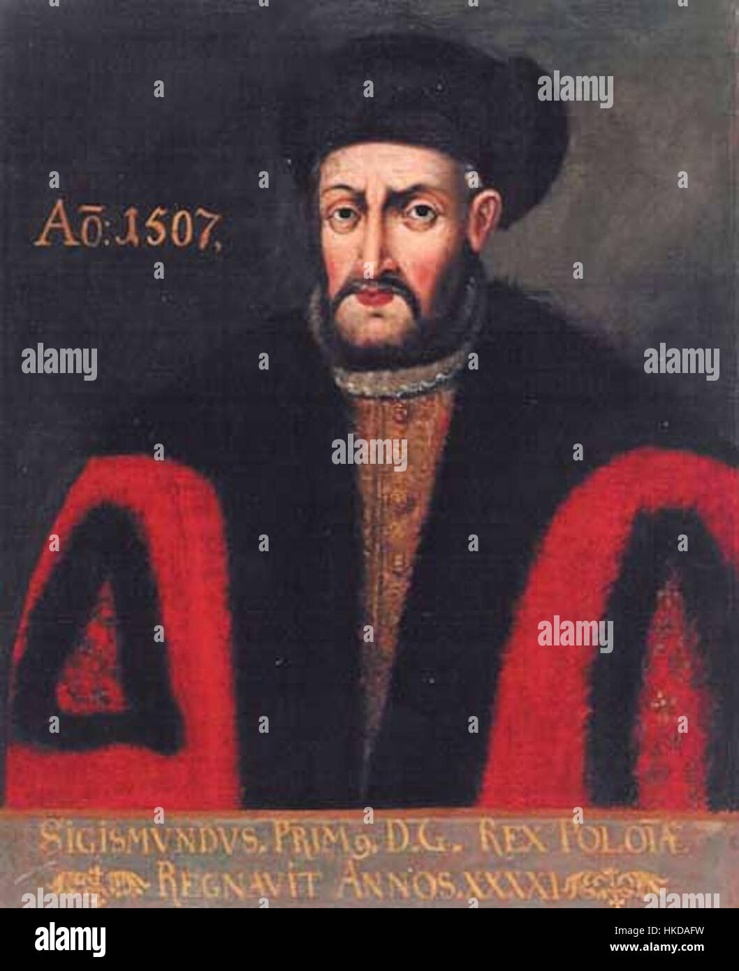 *Sigismundus Primus* is an oil portrait of the 16th-century Polish ...