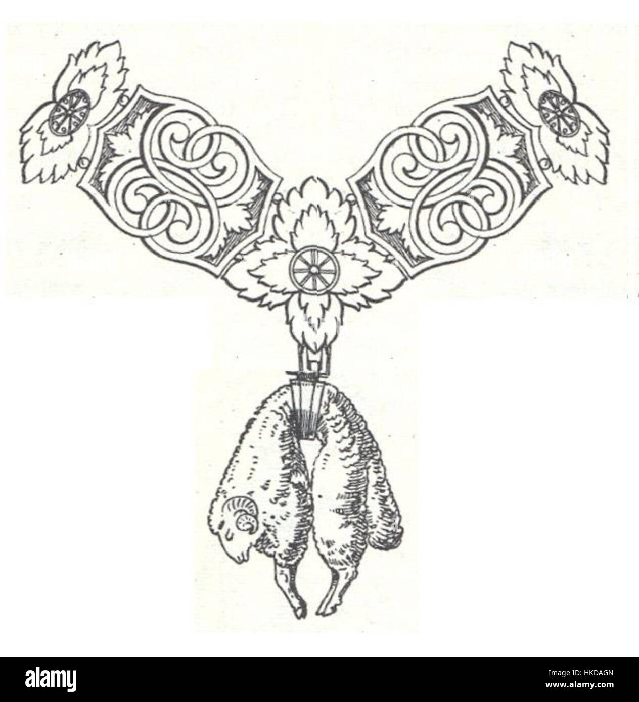 This painting, titled 'Spaans Gulden Vlies,' depicts the historical ...