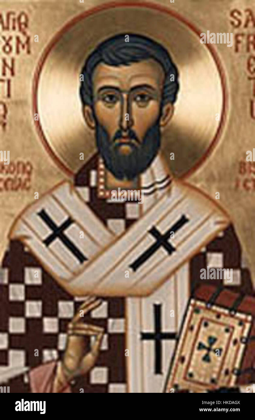 This artwork of St. Frumentius depicts the saint, who is credited with ...