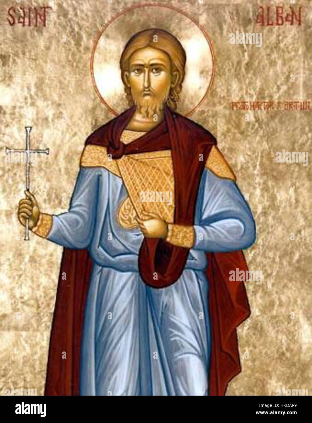 *St Alban* is a work of art likely representing the martyr St. Alban ...