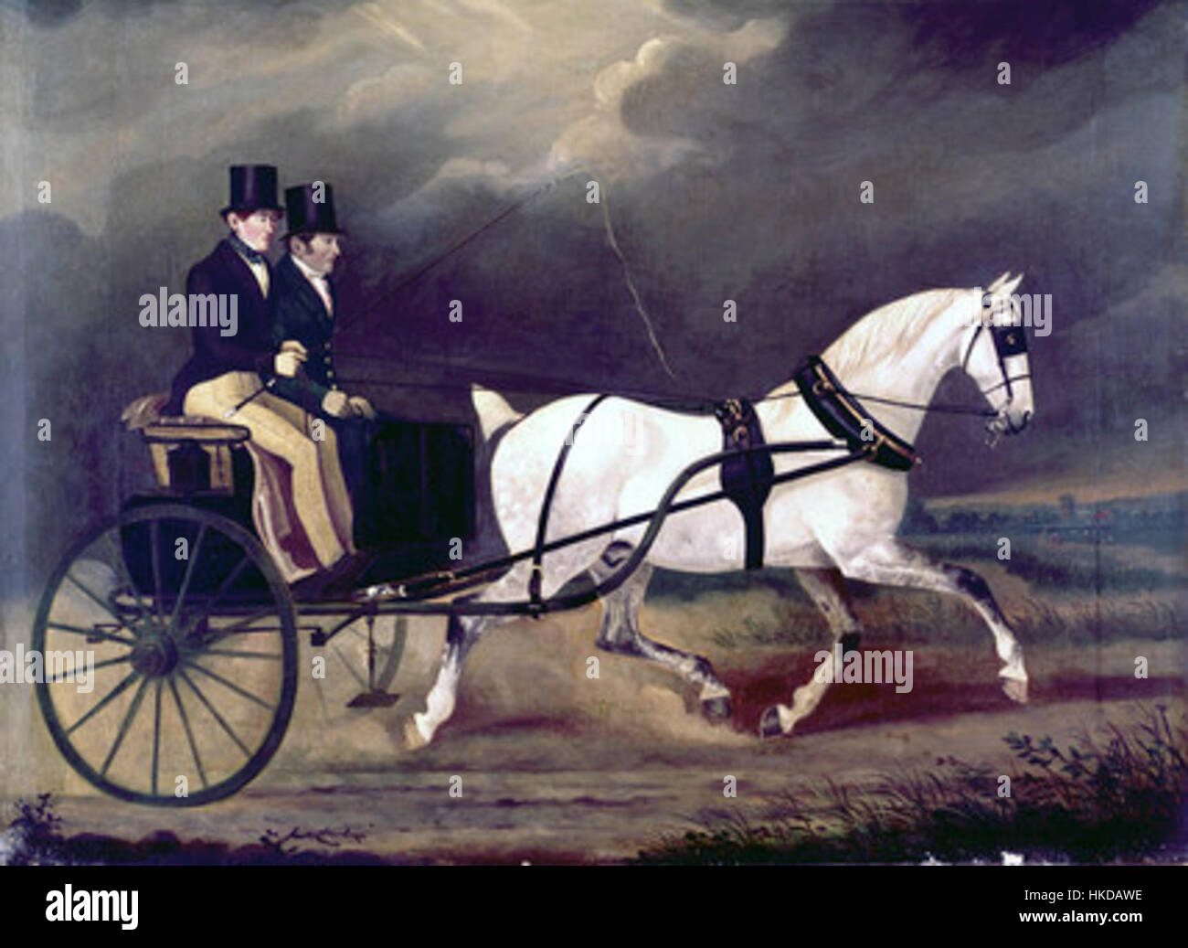 Stanhope gig, c 1815 1830 Stock Photo - Alamy