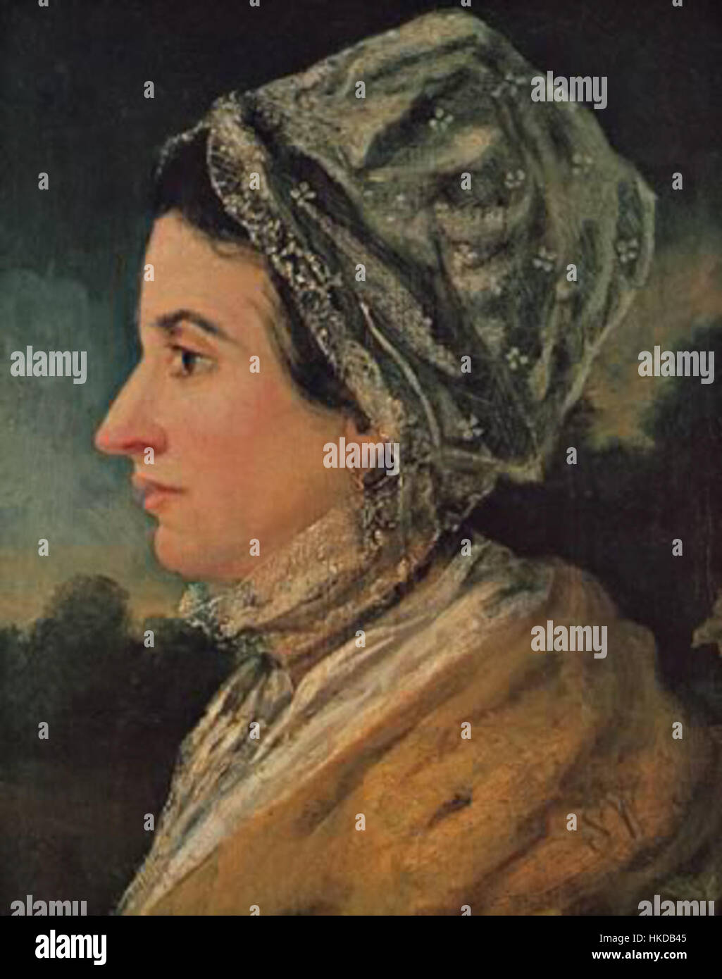 A portrait painting of Susanna Wesley, mother of John and Charles ...