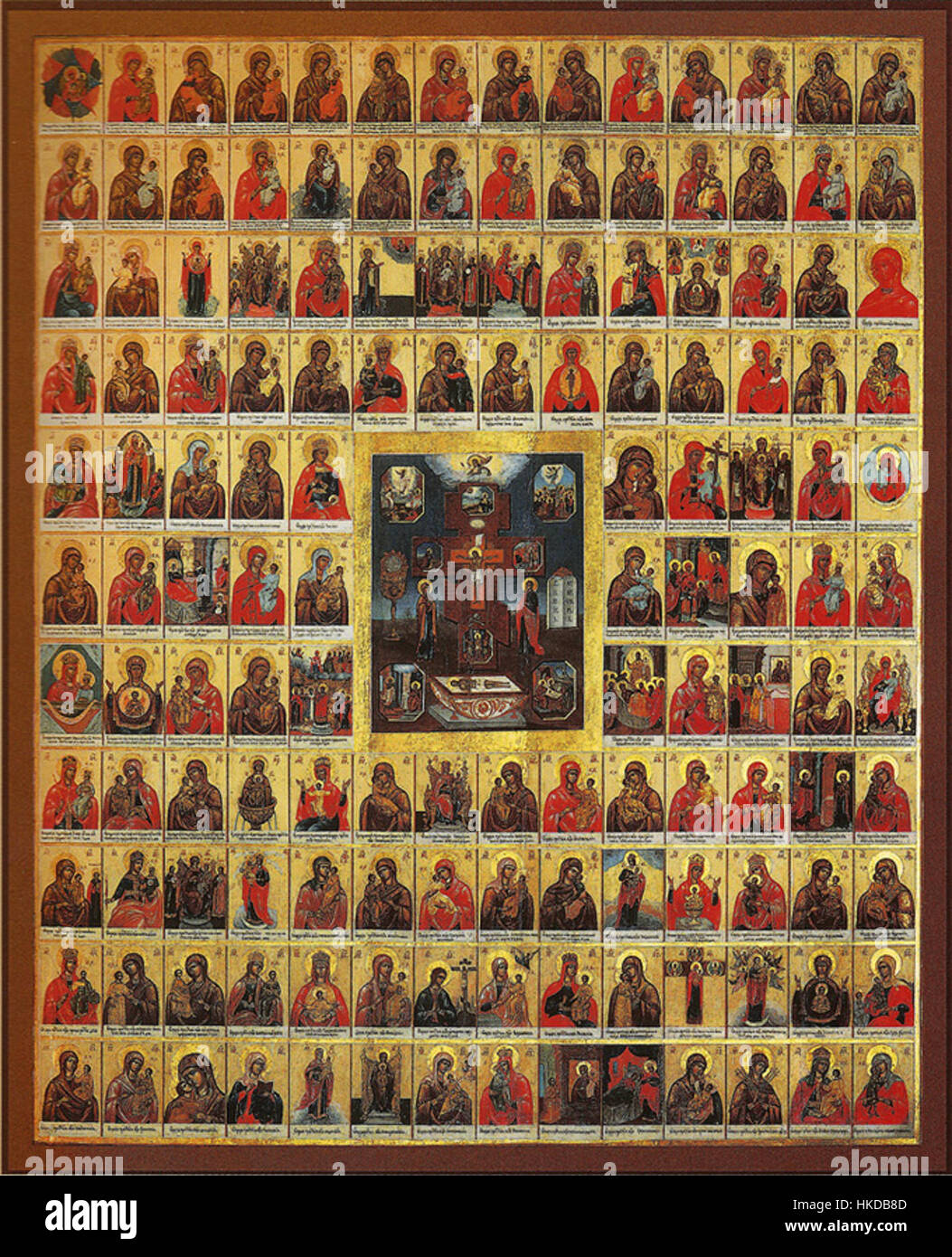 *Synaxis of Our Lady* is an Orthodox Christian religious painting ...