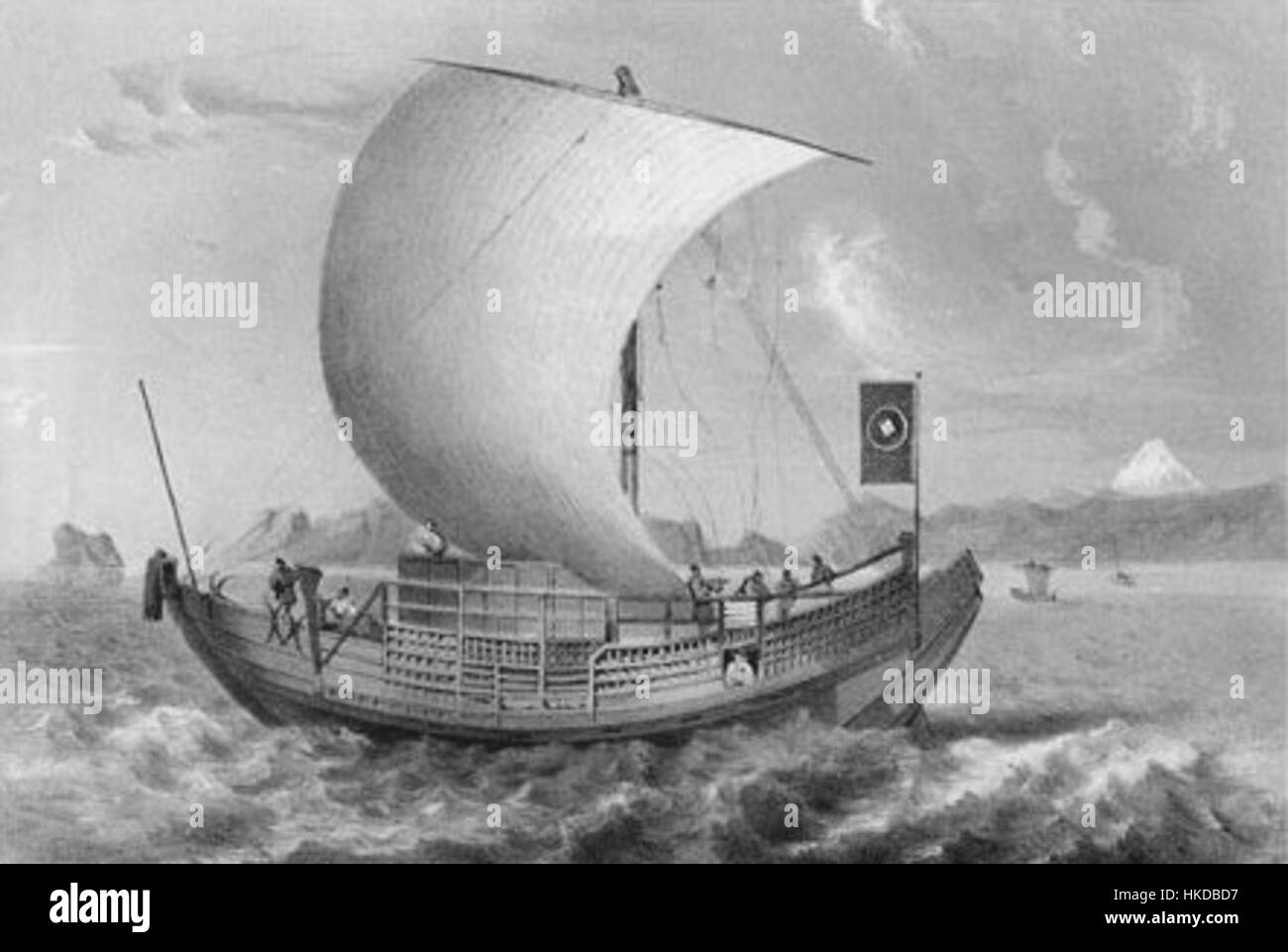 Period maritime art Black and White Stock Photos & Images - Alamy