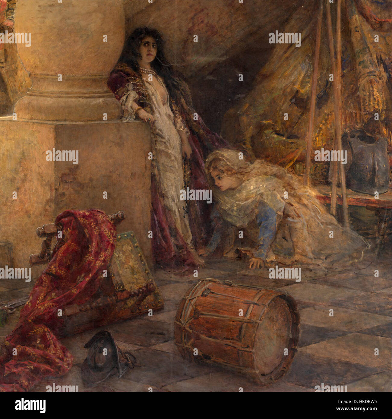 Konstantin Makovsky's painting 'The Murder of False Dmitry' captures ...