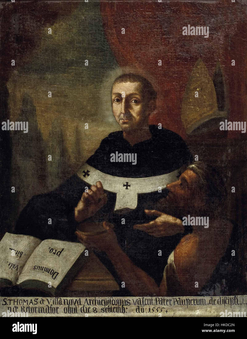 Thomas of villanova painting hi-res stock photography and images - Alamy