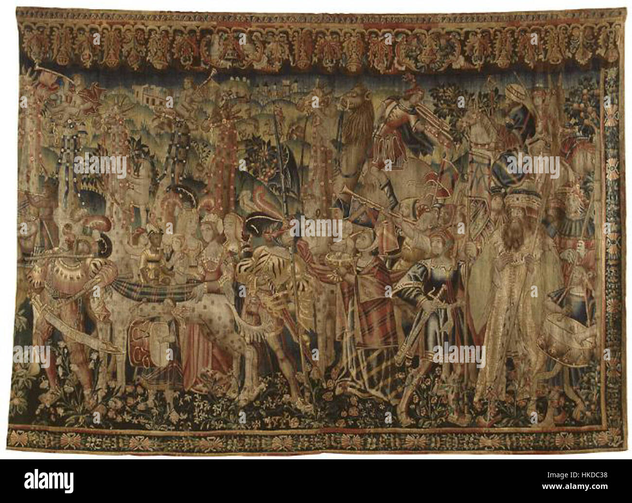 A historic depiction of Vasco da Gama, a Portuguese explorer known for ...
