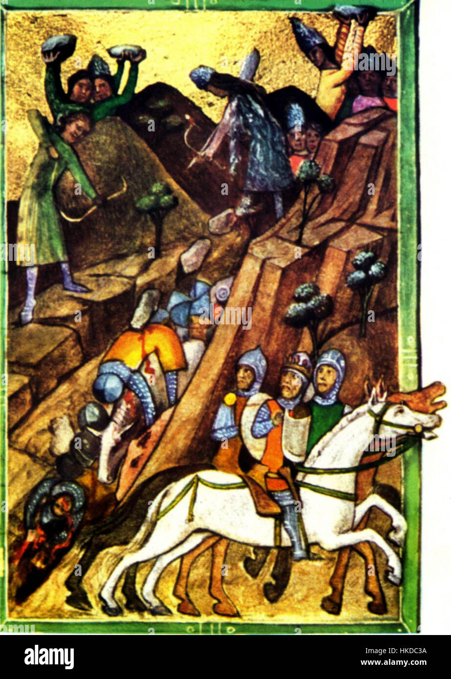 The 'Viennese Illuminated Chronicle Posada' is a striking example of ...
