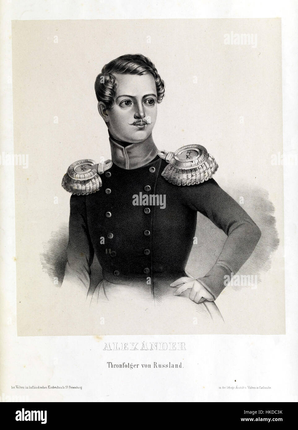 This portrait of Alexander Nikolajewitsch, heir to the throne, was ...