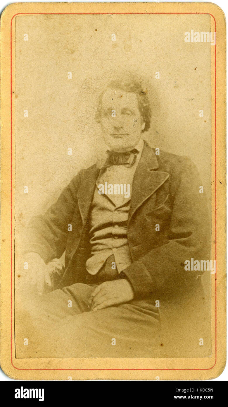 A vintage carte de visite (CDV) photograph, depicting an unknown ...
