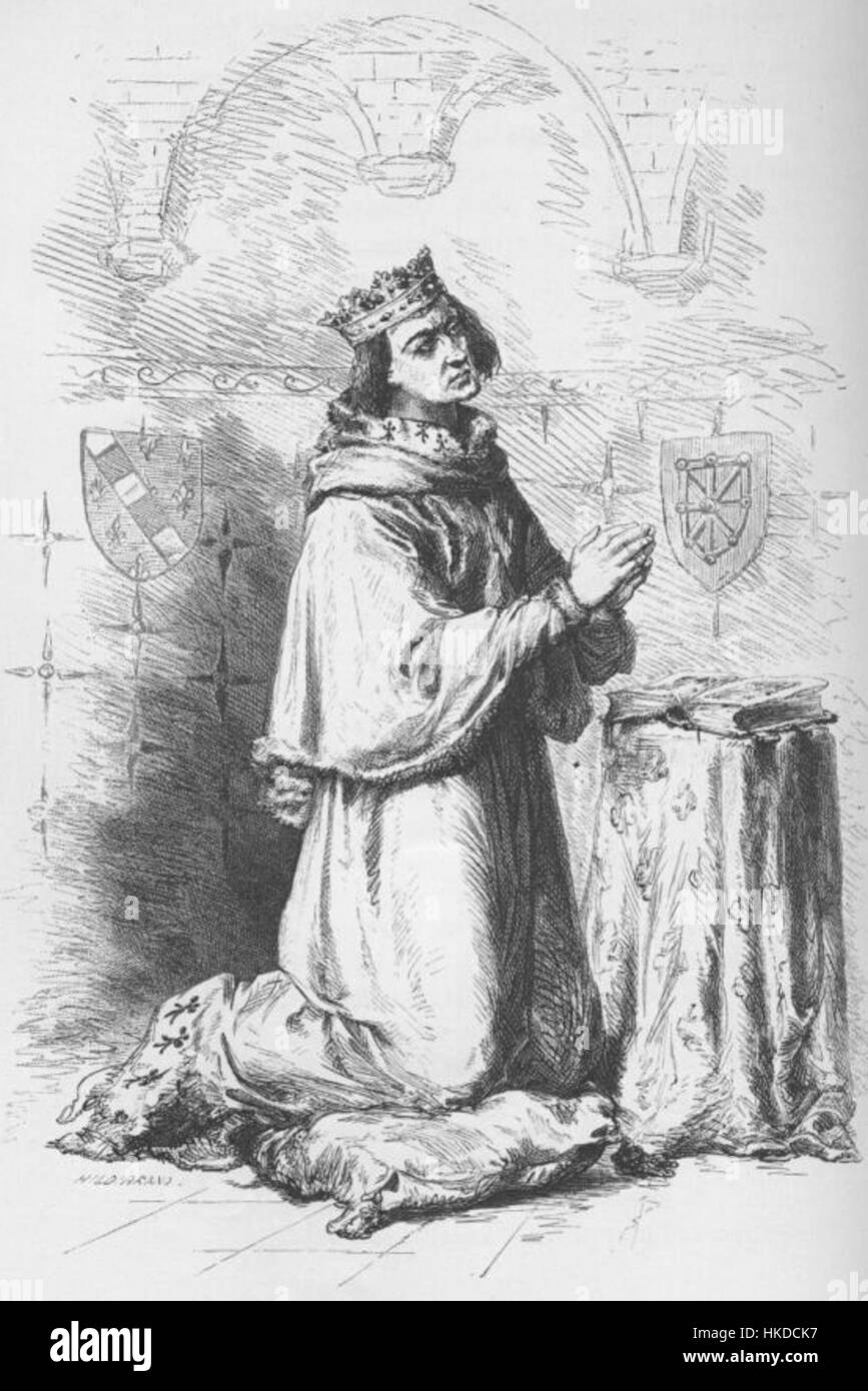 14th century monarch Black and White Stock Photos & Images - Alamy