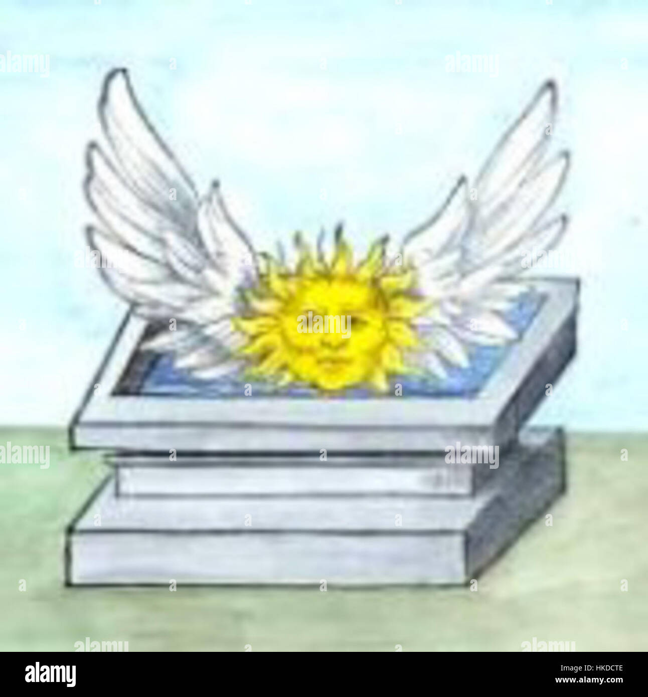 The 'Winged Sun' is an alchemical symbol often used in ancient Egyptian ...
