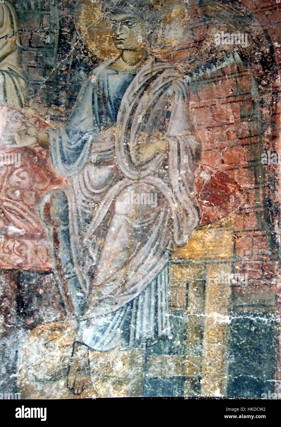 The frescoes from St. Sophia Church in Ohrid showcase exquisite Byzantine art, depicting ...