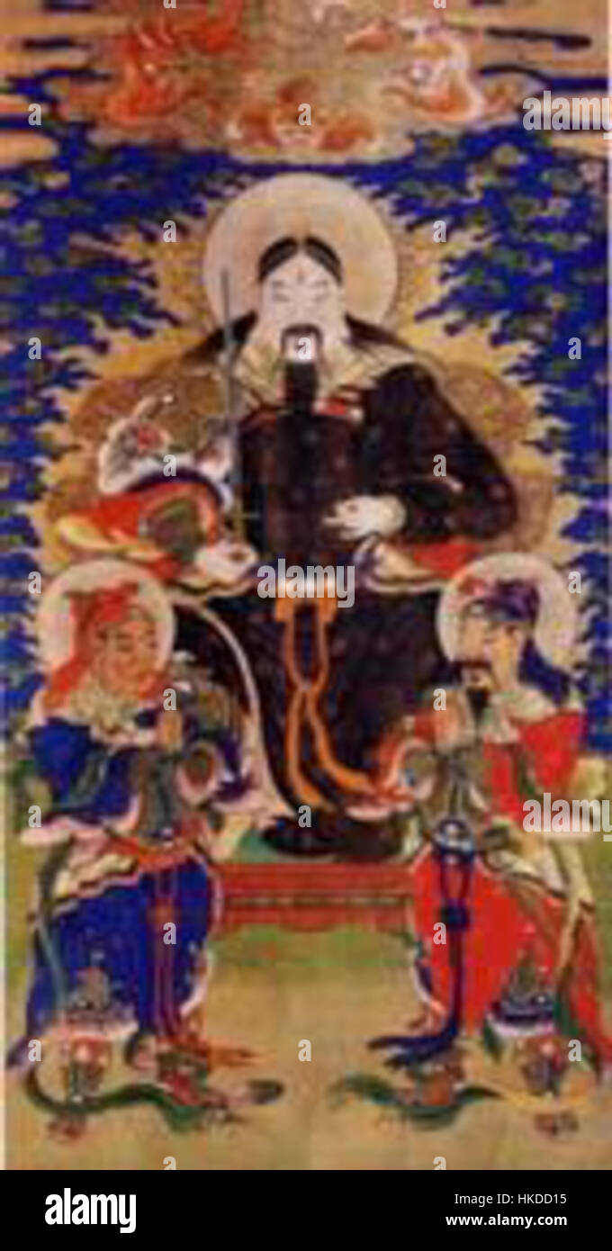 Zhenwu, a figure in Chinese mythology and Taoism, is depicted in ...