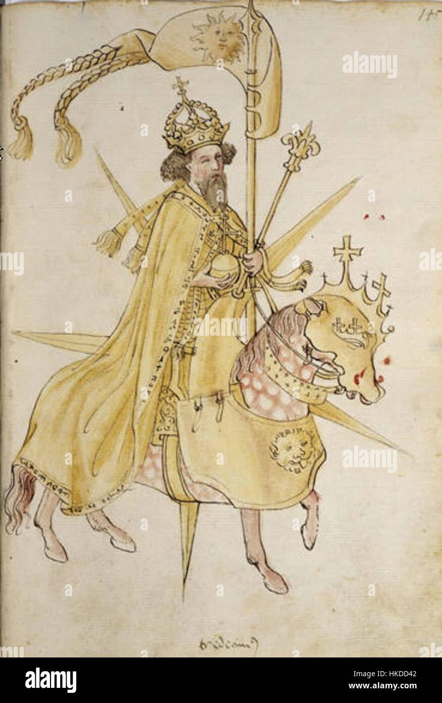 A work by the artist Zikmund Lux, featuring his distinct style of ...