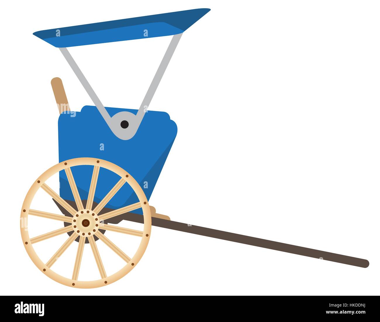 Hand rickshaw Cut Out Stock Images & Pictures - Alamy