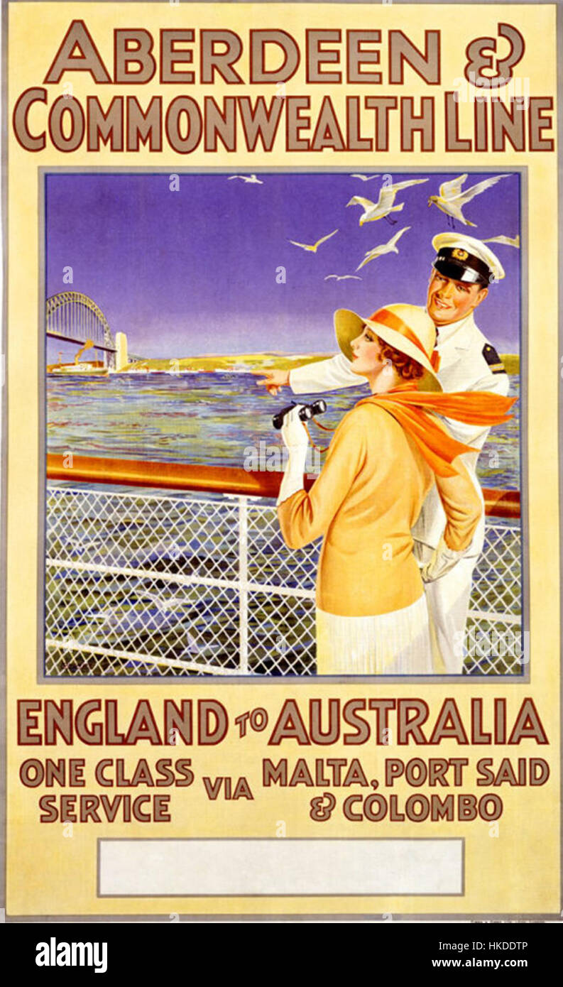 The painting titled 'Aberdeen & Commonwealth Line02' likely depicts a ...
