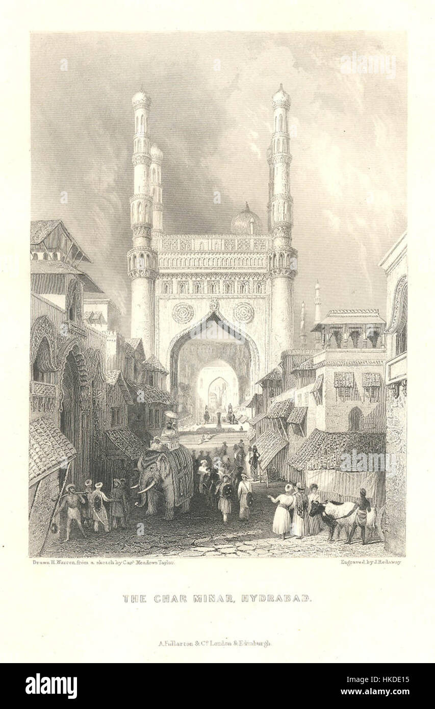The Char Minar in Hyderabad, India, is a historical monument known for ...