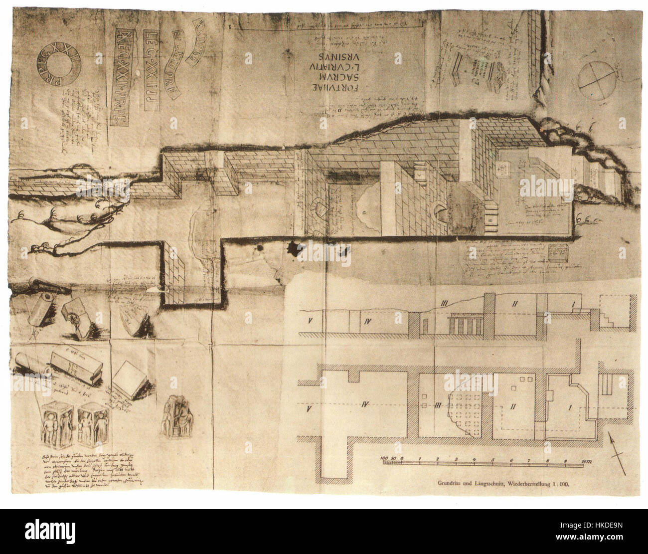 This excavation plan of the Arnheiter Hof site outlines the ...