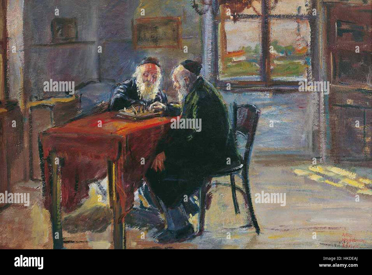 This 1926 portrait of Artur Markowicz, a chess player, captures the ...