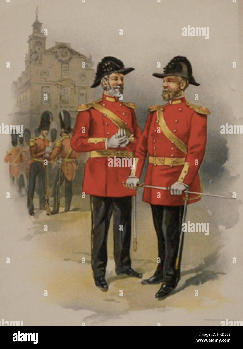 A photograph from the 1895 Boston Fusileers, taken for the Boston ...