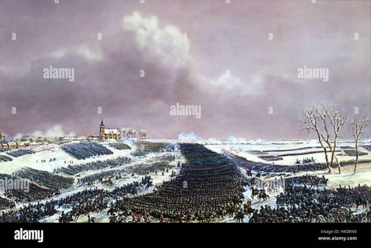 The painting 'Battle of Eylau 1807' depicts the intense and pivotal ...