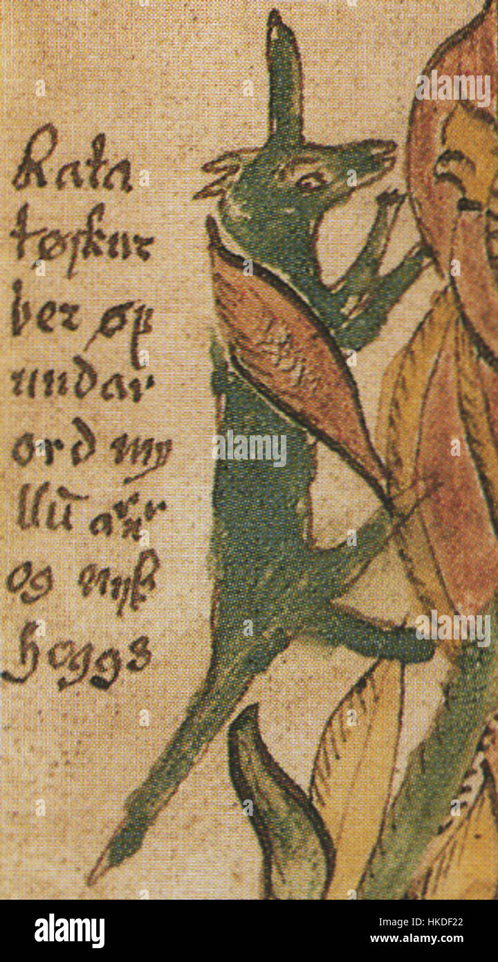 *AM 738 4to Ratatoskr* is a Norse mythology-inspired illustration ...