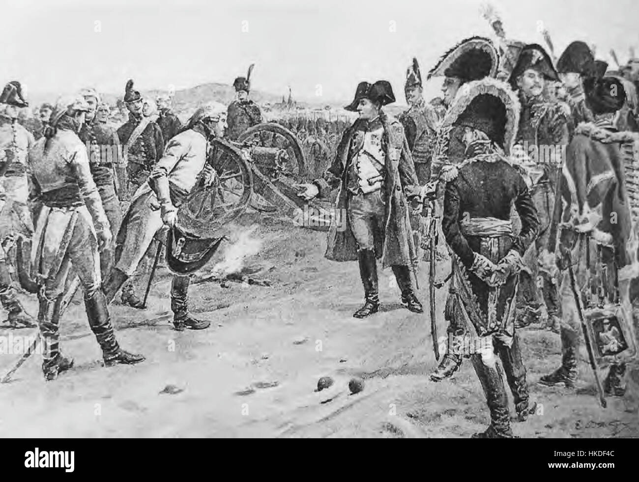 'Boutigny Surrender at Ulm' depicts a significant historical moment ...