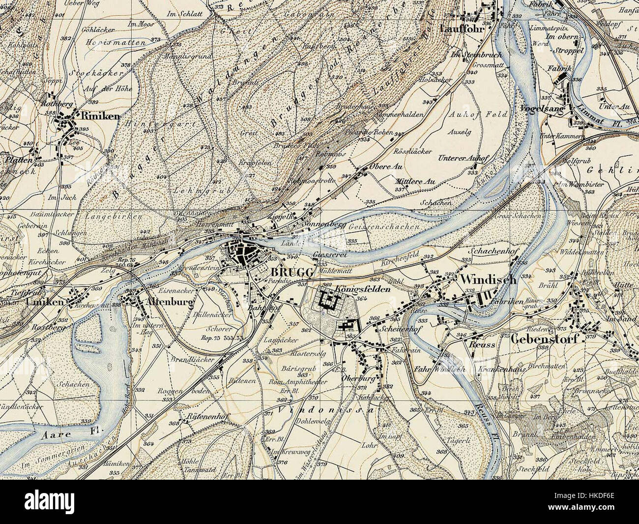 Brugg Siegfriedkarte is a work of art showcasing Siegfried, the ...