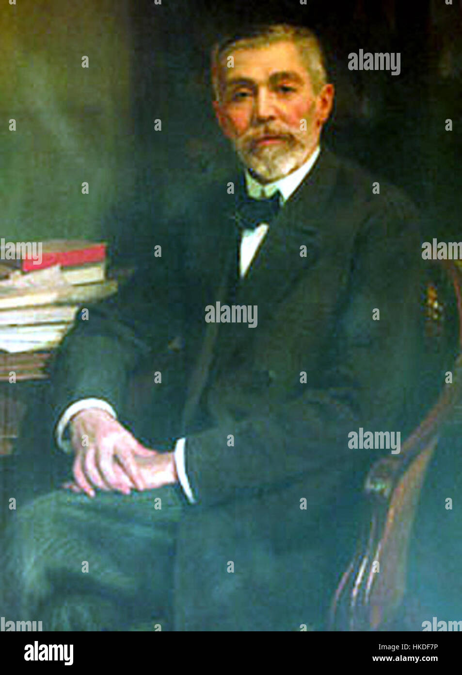 A portrait of Federico Santa Maria, reflecting his contributions and ...