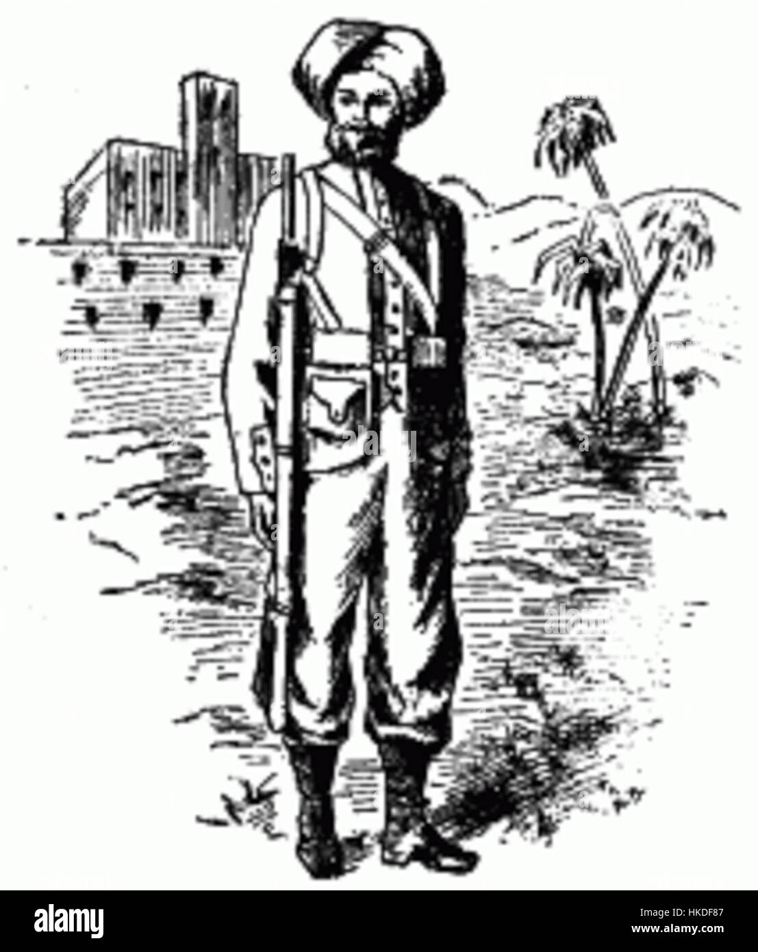 Colonial india soldiers Cut Out Stock Images & Pictures - Alamy