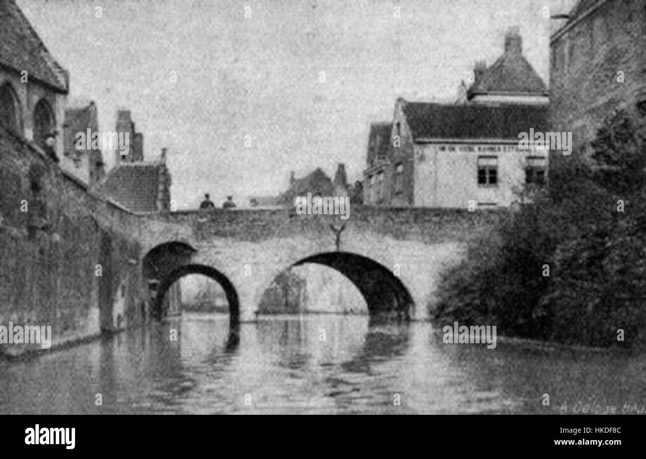 The Sleutelbrug is a bridge in the historic city of Brugge, Belgium ...