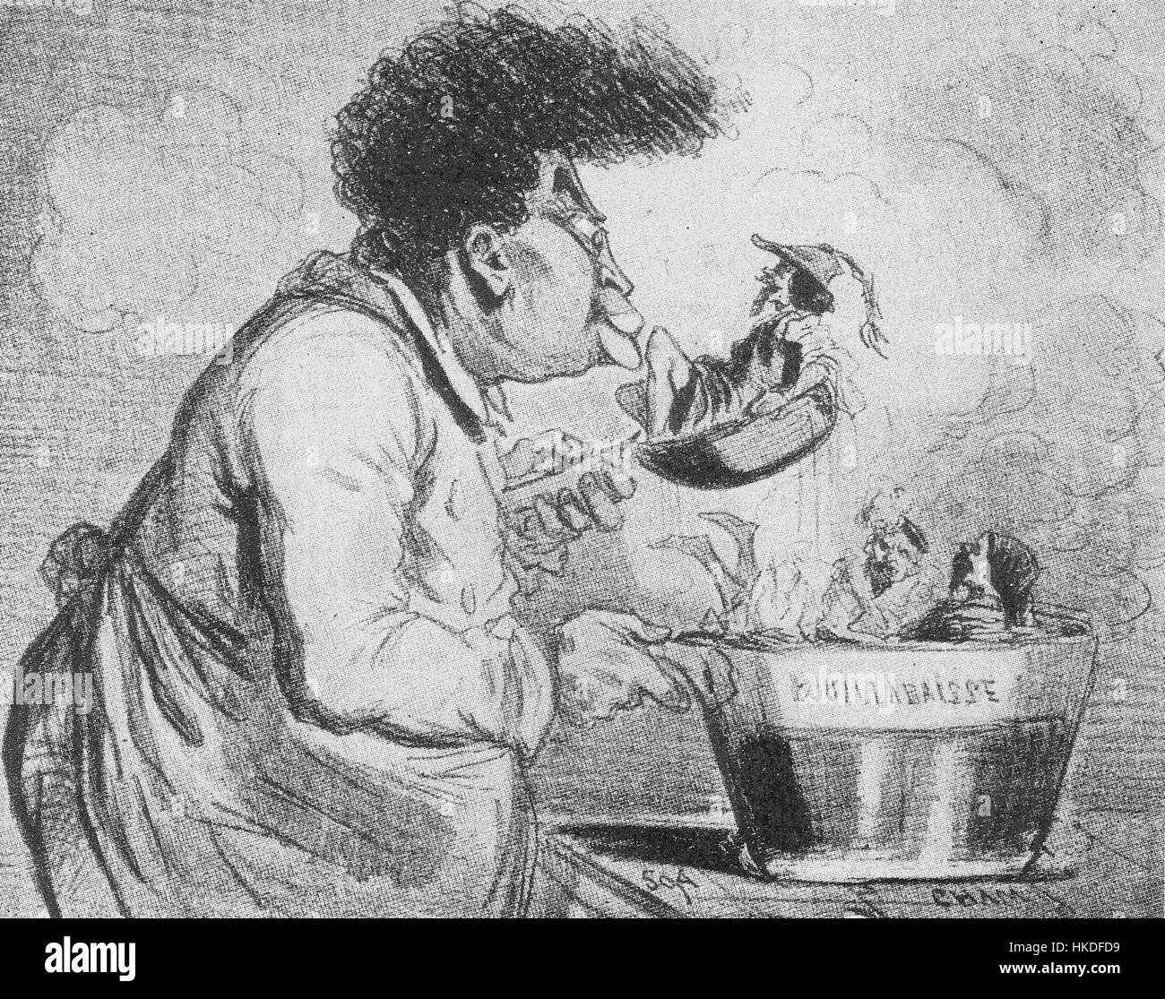 The artwork portrays a scene related to Alexandre Dumas, a prominent ...