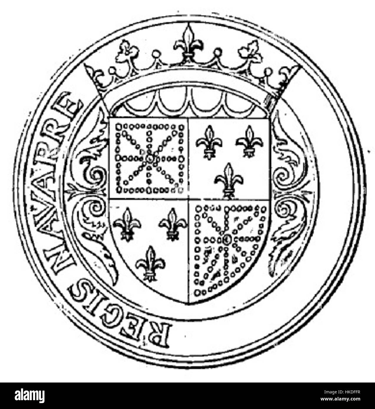 A historical portrait of Antoine of Navarre, a French nobleman and a ...