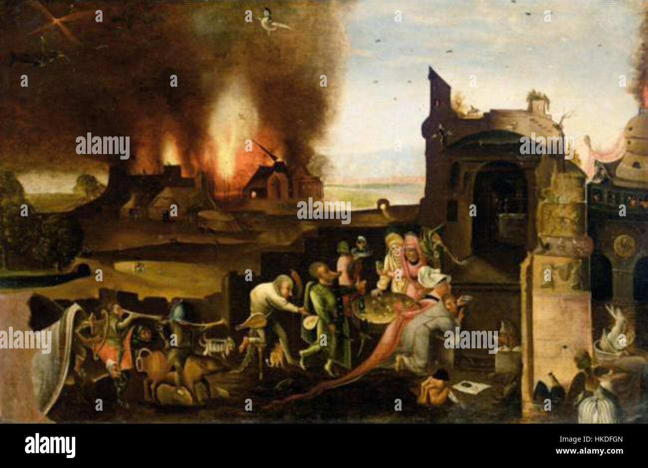 This piece, inspired by Jheronimus Bosch, reflects his surreal and ...