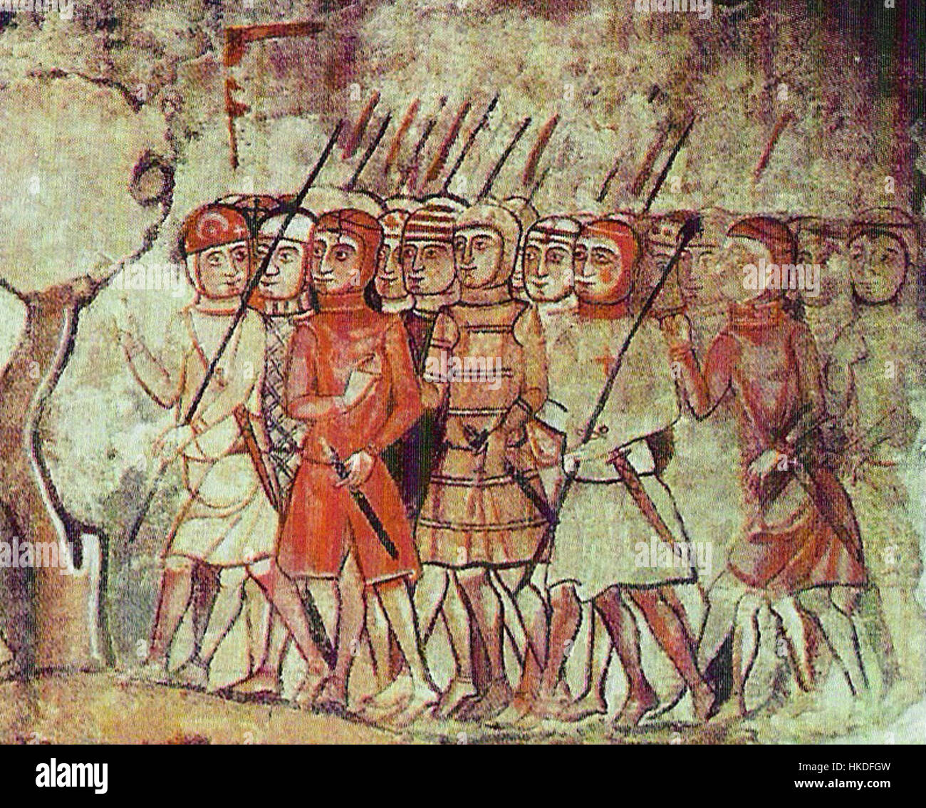 This artwork from the Almogavers Catalans series, often depicted ...