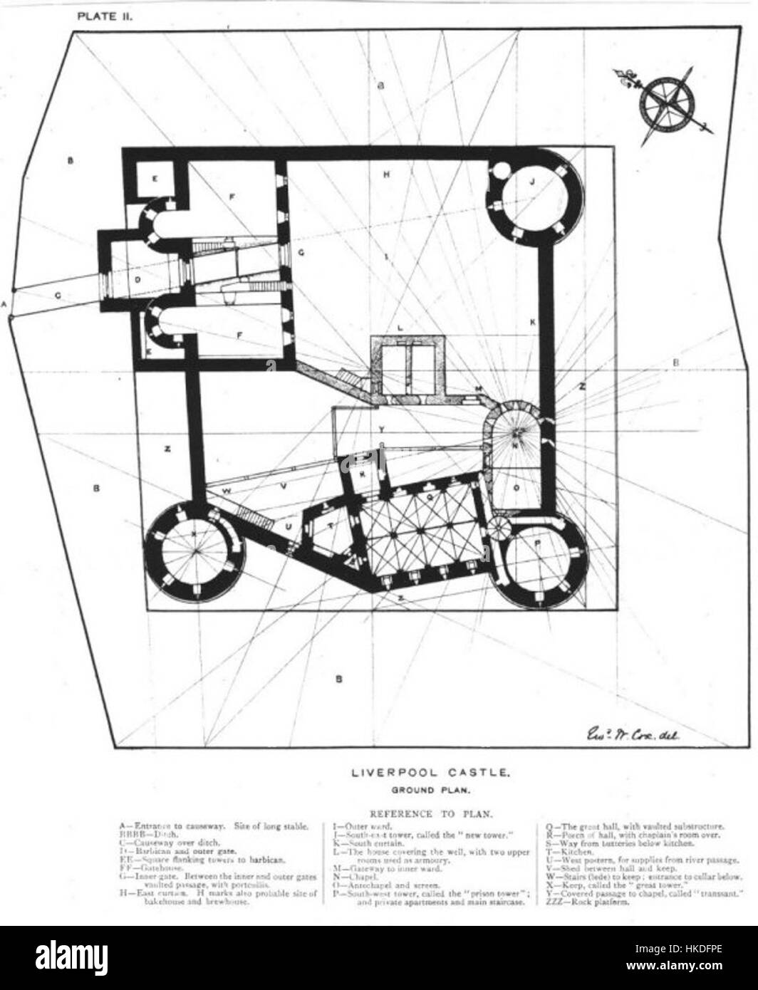 This artwork represents the architectural design or blueprint of a ...