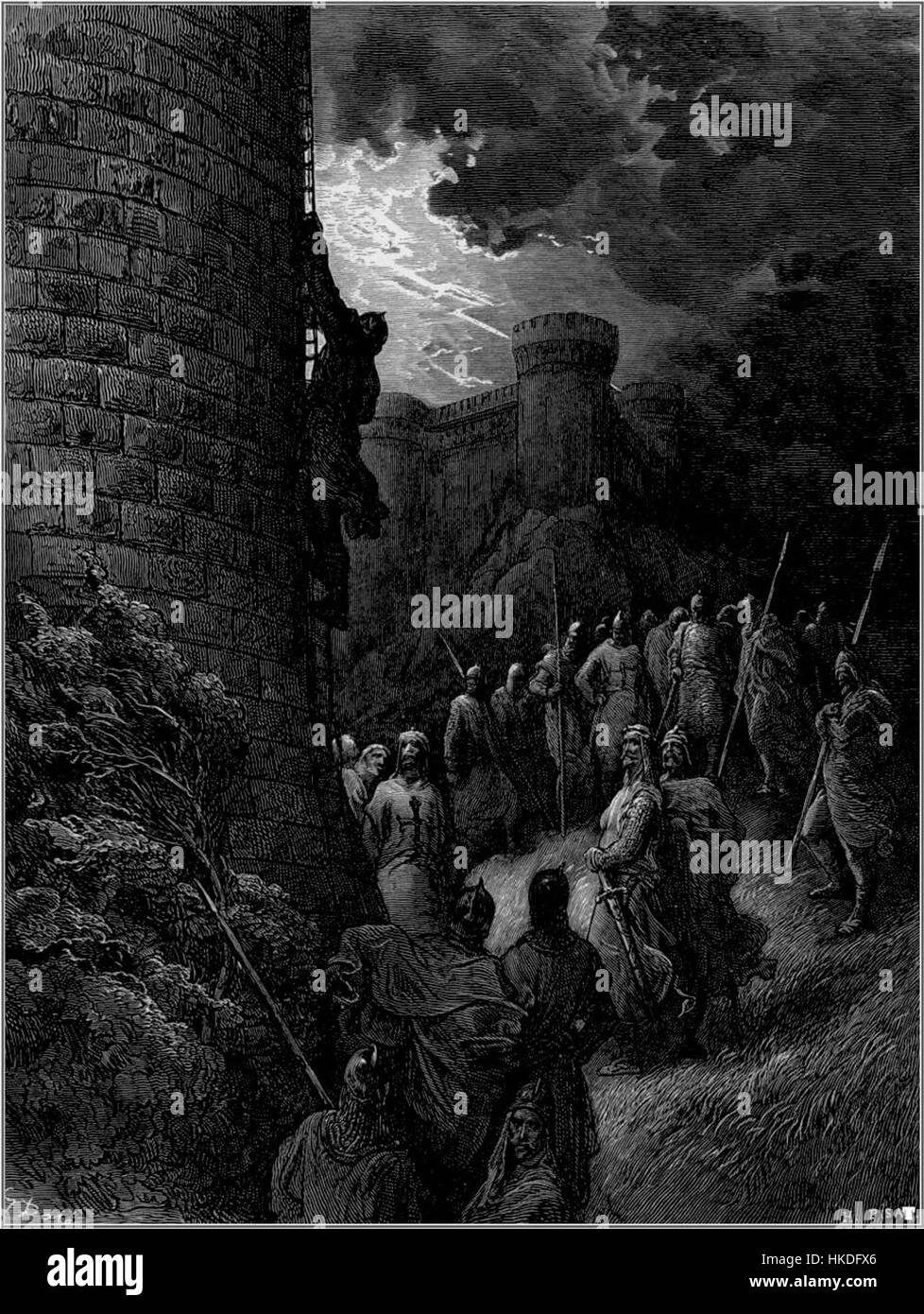 Gustave Doré's illustration of Bohemond of Taranto during the Crusades ...