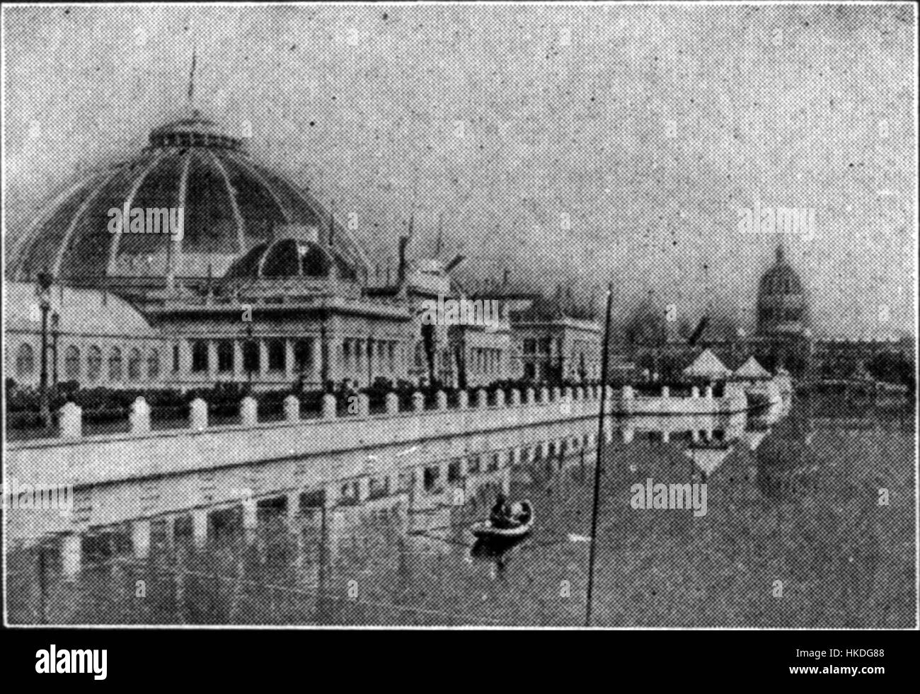 The Horticultural Building at the Chicago Expo, painted as part of a ...