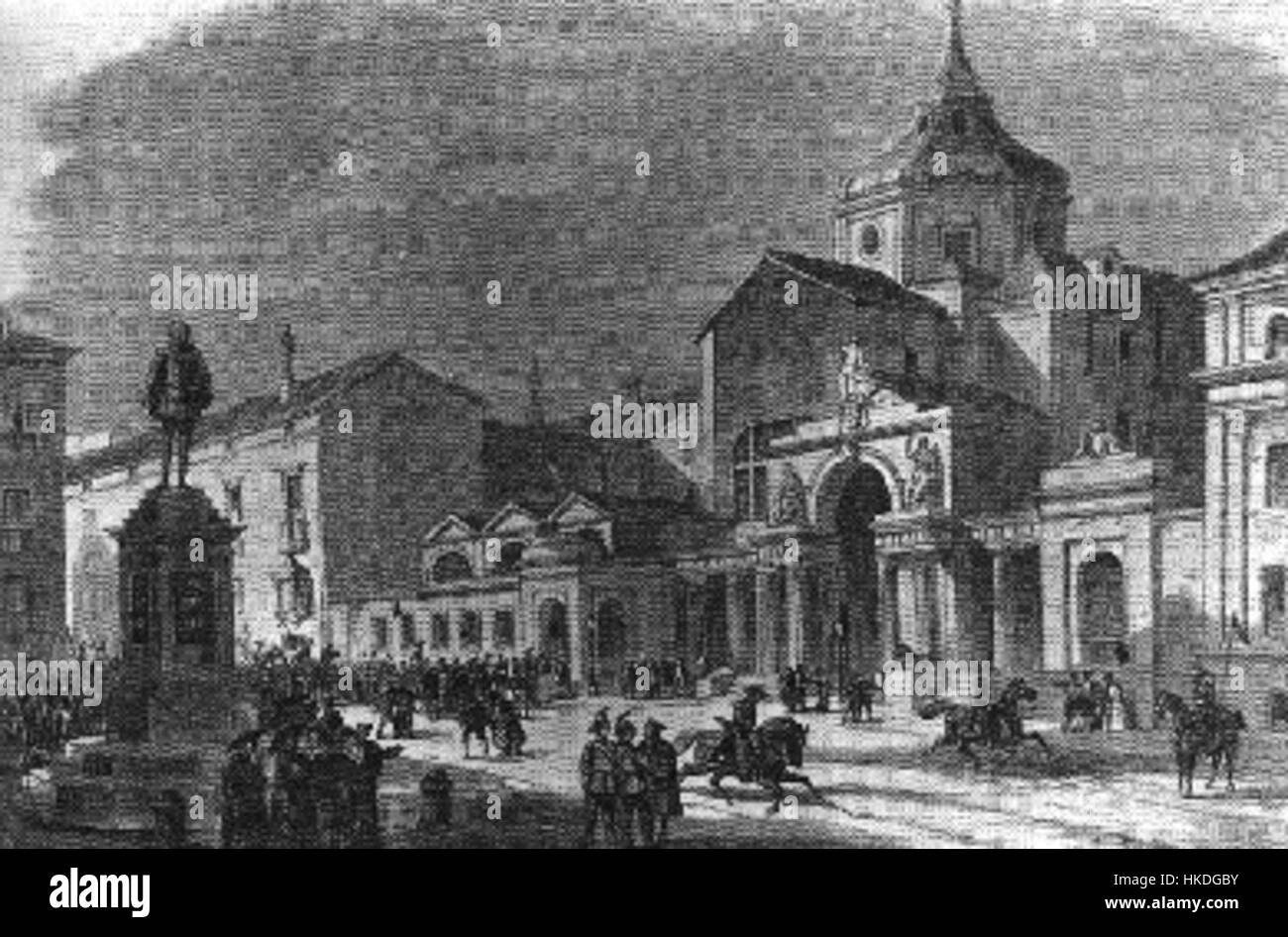 This artwork titled *Cortes 1843* is a historical painting that ...